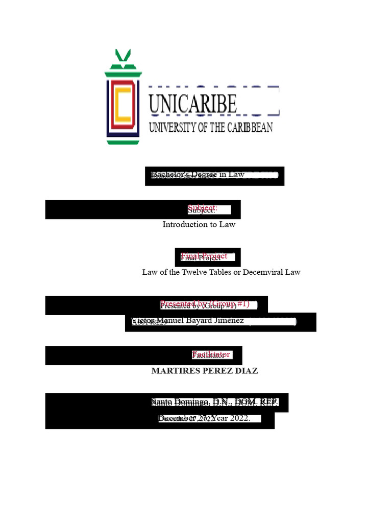 Law of The 12 Tables PDF | PDF | Funeral | Defamation