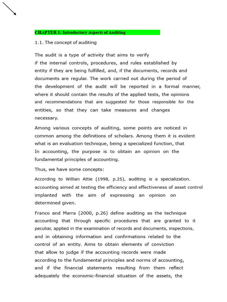 Introduction To Auditing 2021 | PDF | Audit | Internal Audit