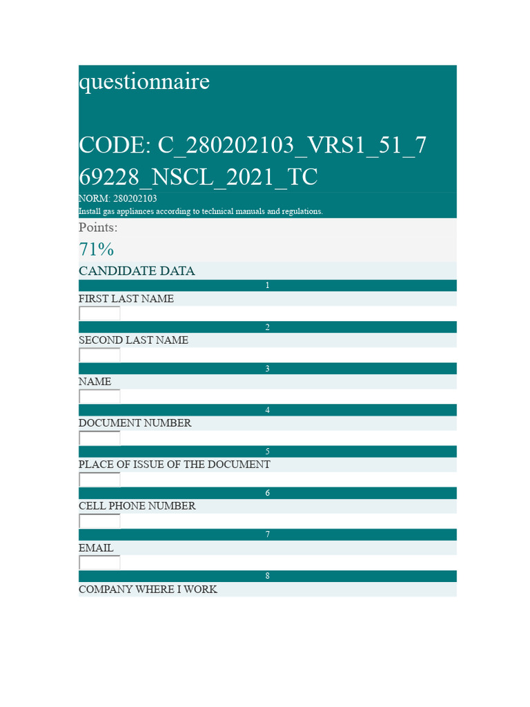 Gas Standards Exams | PDF | Water Heating | Pressure Measurement