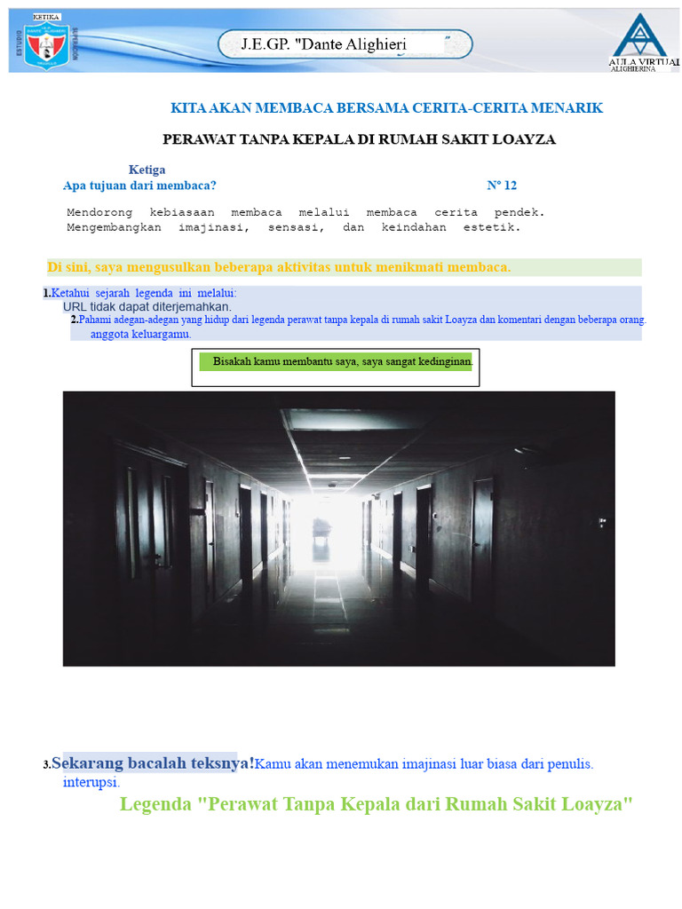 Rencana Pembaca Aktivitas 12 Perawat Tanpa Kepala Dari Rumah Sakit ...