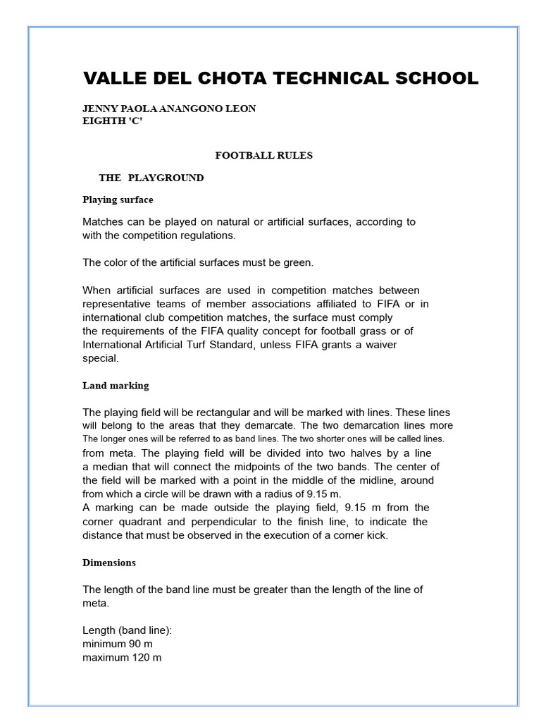 Rules of 11-A-Side Football | PDF | Sport Variants | Association Football
