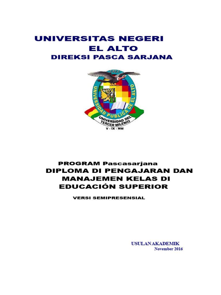 DIPLOMA Pendidikan Tinggi Tatap Muka | PDF
