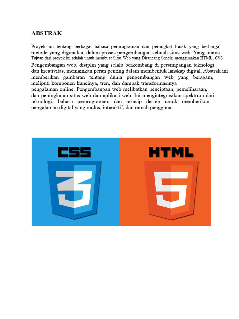 Proyek Pengembangan Web | PDF