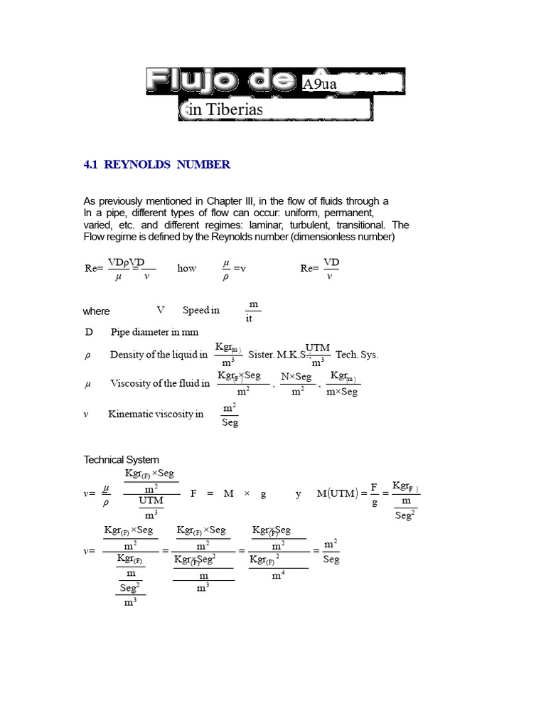 Understanding Reynolds Number and Pipe Losses | PDF | Reynolds Number ...