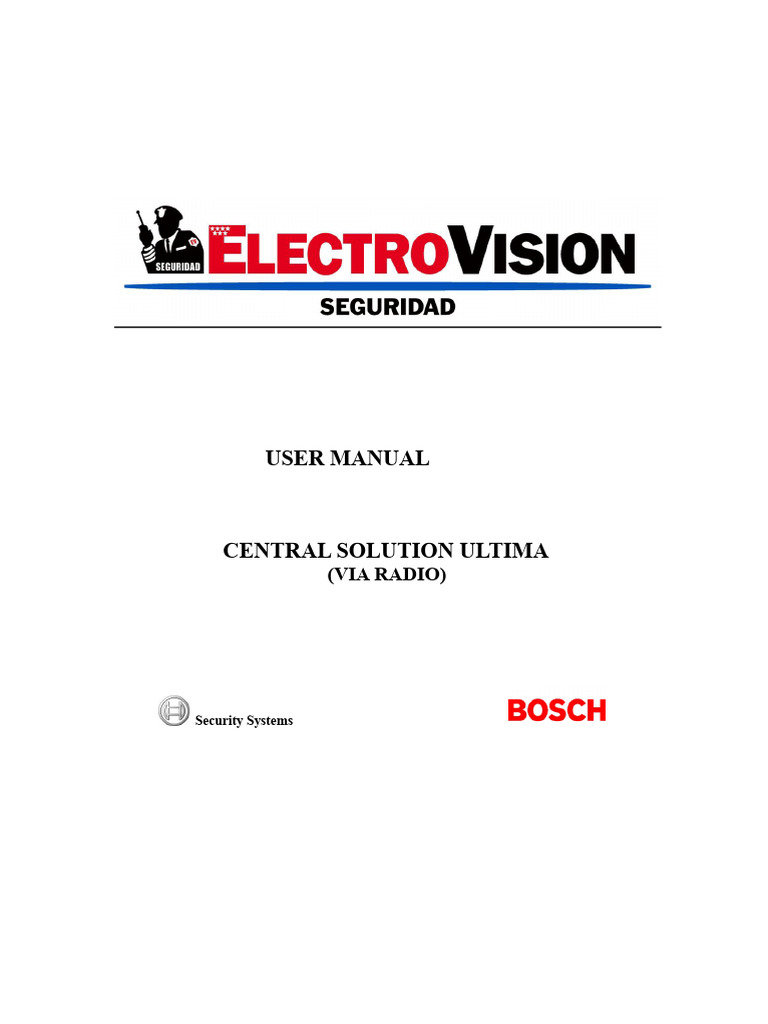 Central Solution Ultima User Manual | PDF | Computer Keyboard | Radio