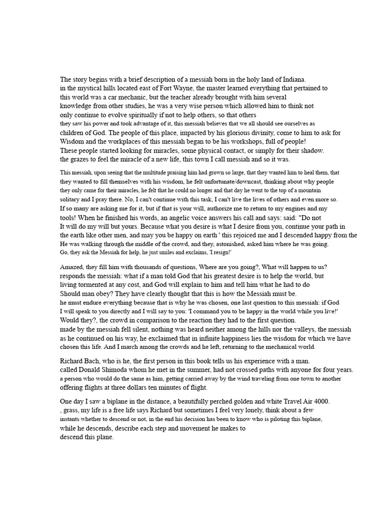 Summary of "Illusions" by Richard Bach: "Illusions: The Adventures of a ...