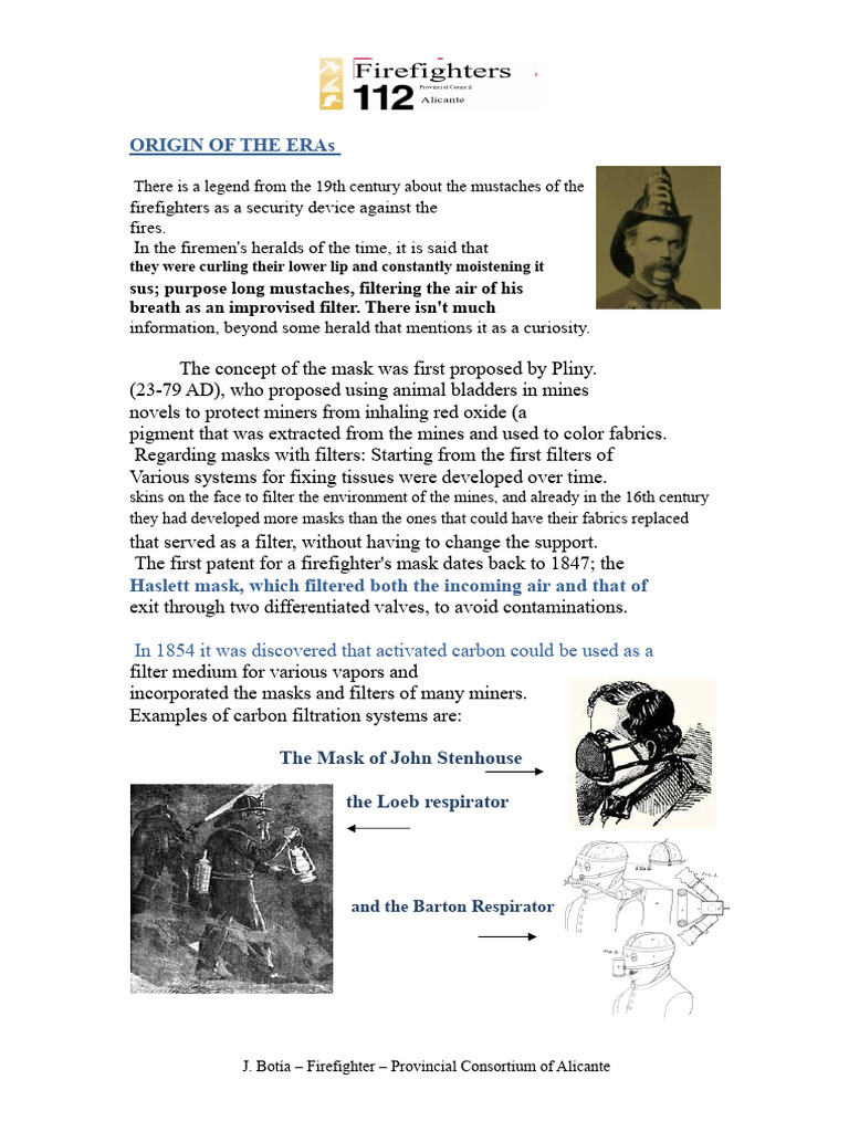 History of SCBA in Firefighting | PDF | Breathing | Equipment
