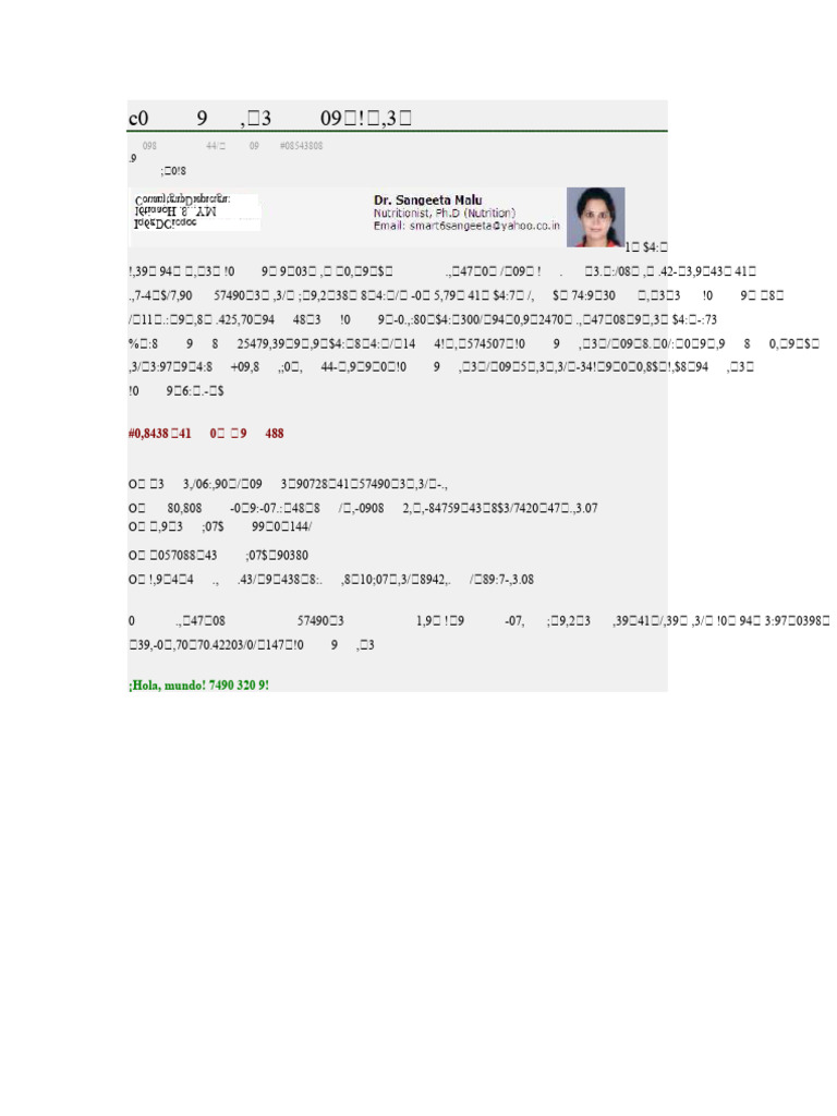 Plan de Dieta para Ganar Peso | PDF