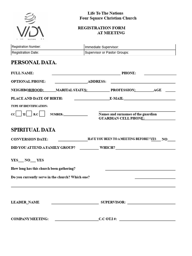 Meetings Form | PDF