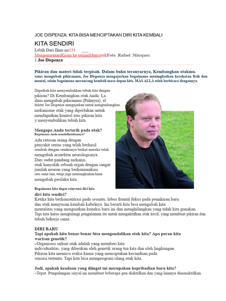 Joe Dispenza | PDF
