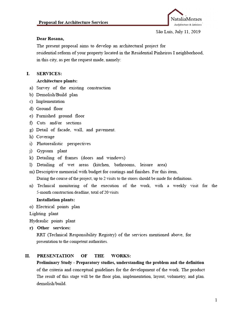 Architectural Proposal for Residential Reform | PDF