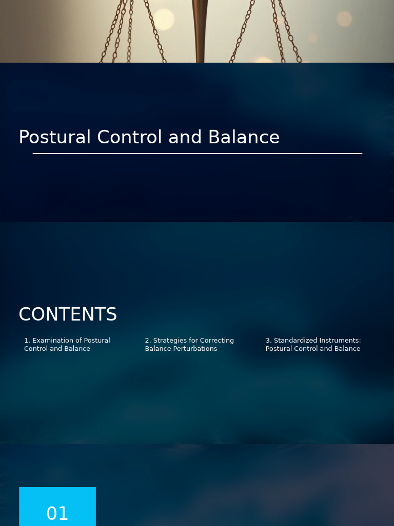 Postural Control and Balance Assessment | PDF | Balance (Ability)