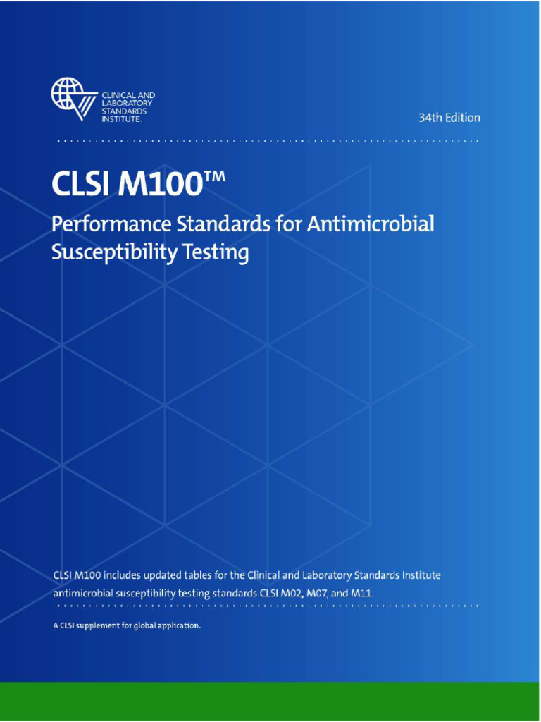 Clsi M100 Ed34 - 2024 | PDF