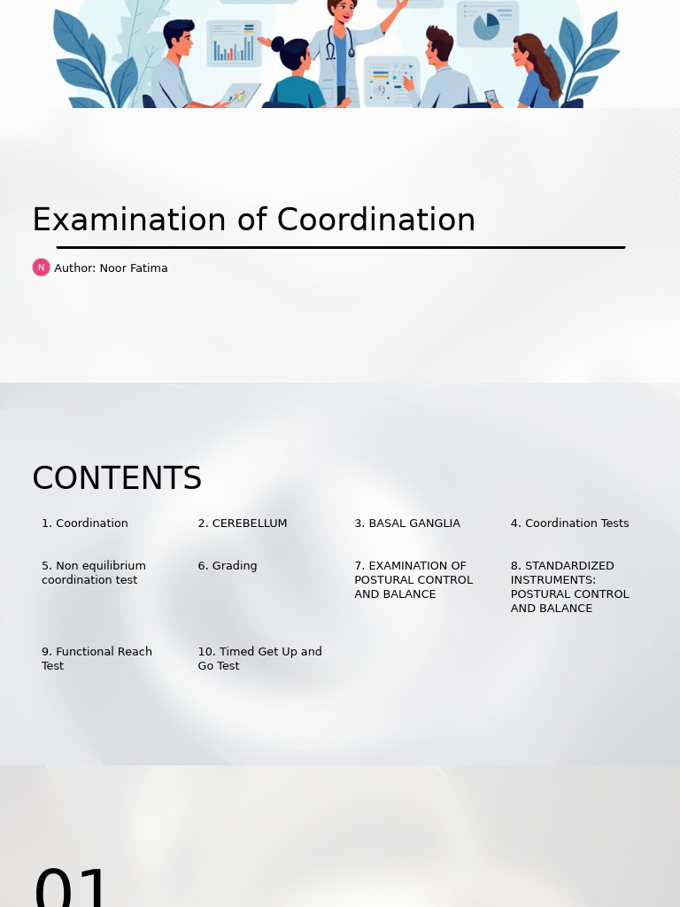 Examination of Coordination | PDF | Basal Ganglia | Balance (Ability)