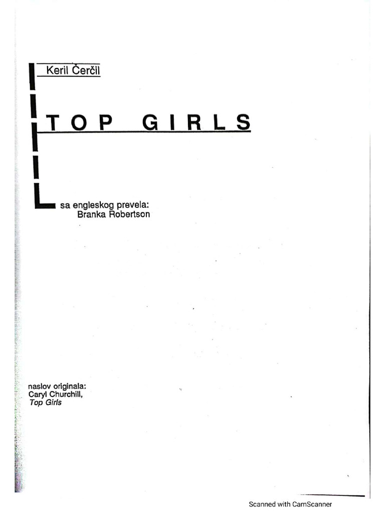 Keril Cercil Top Girls | PDF