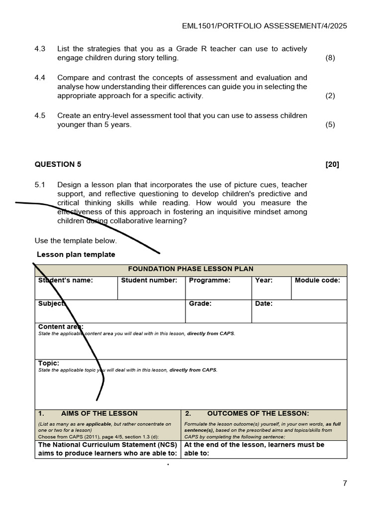 EML1501 - 2025 - Portfolio Assessment 4 (001) FINAL PDF 8 Aug 2025 ...