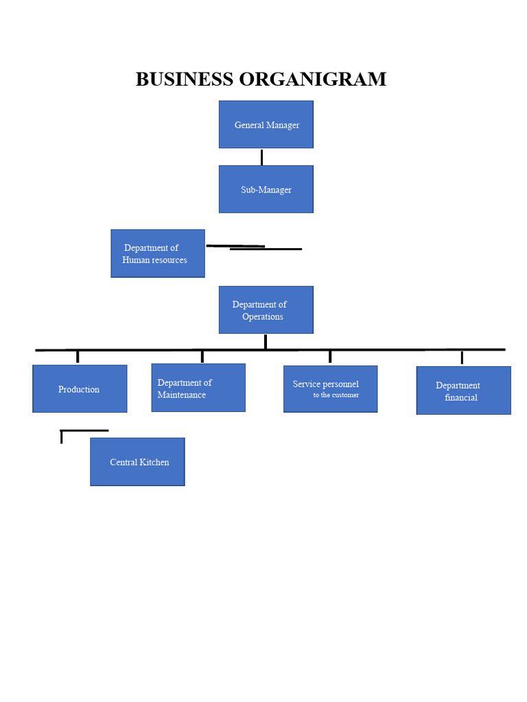 Business Organizational Chart | PDF | Marketing | Supply Chain