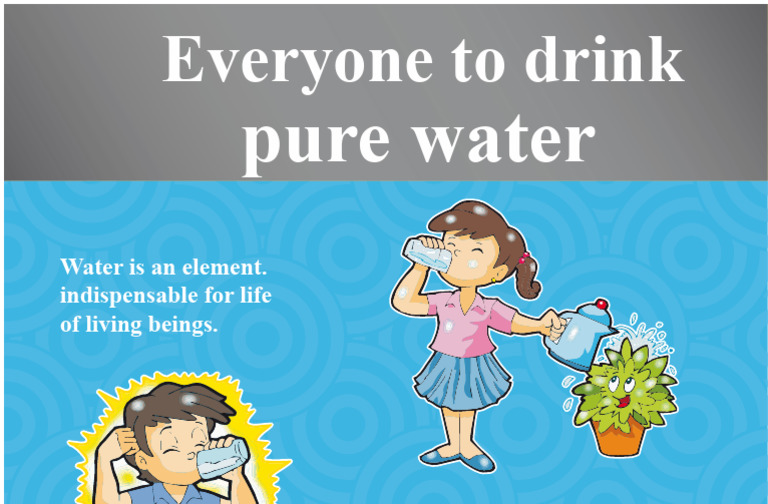 Poster Everyone To Drink Water | PDF