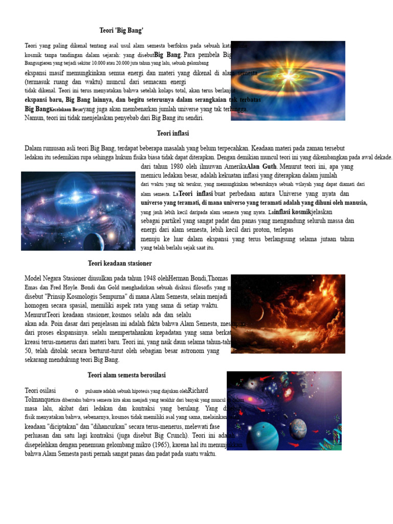 Teori Big Bang | PDF