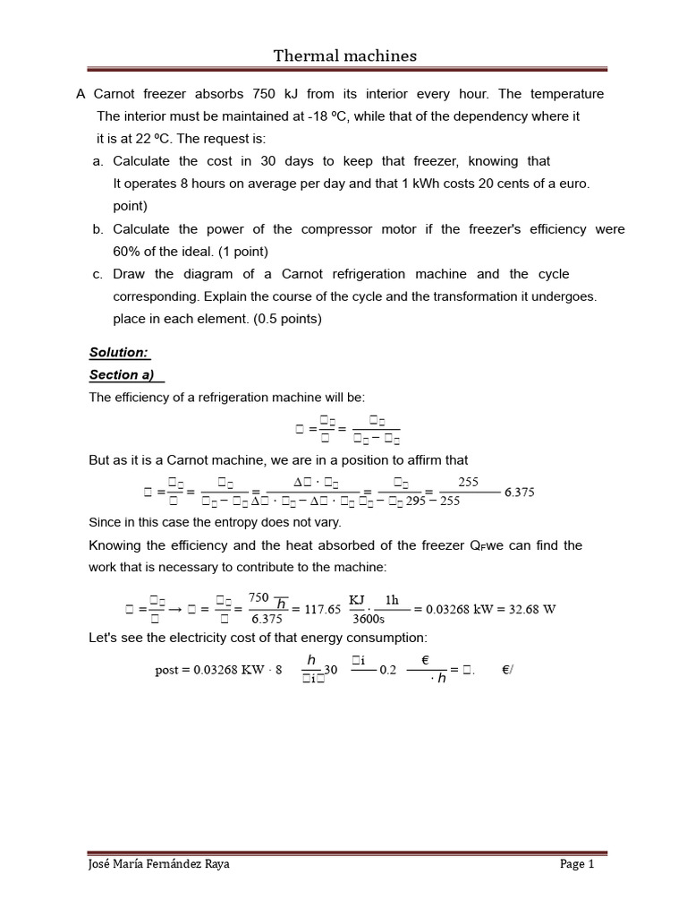 Thermal Machines | PDF | Heat Pump | Heat