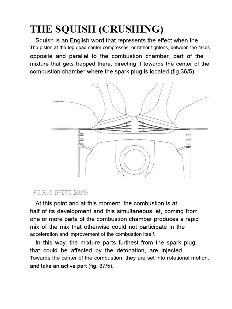 The Squish | PDF | Piston | Engines
