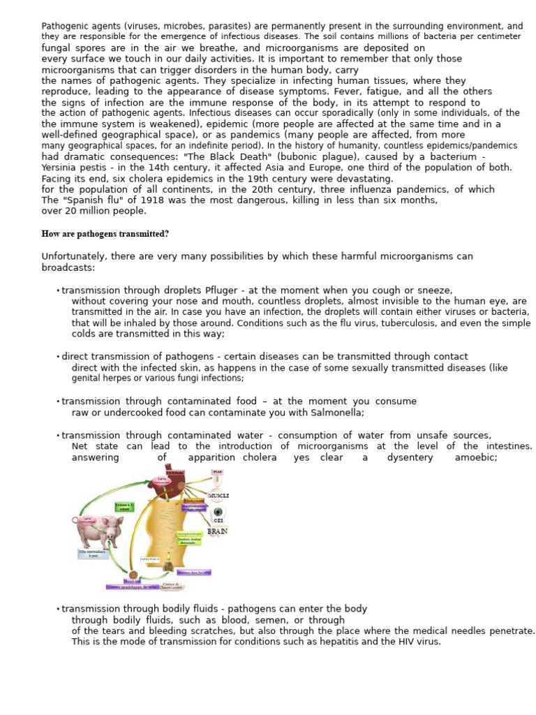 Understanding Pathogenic Agents and Transmission | PDF | Pathogen ...