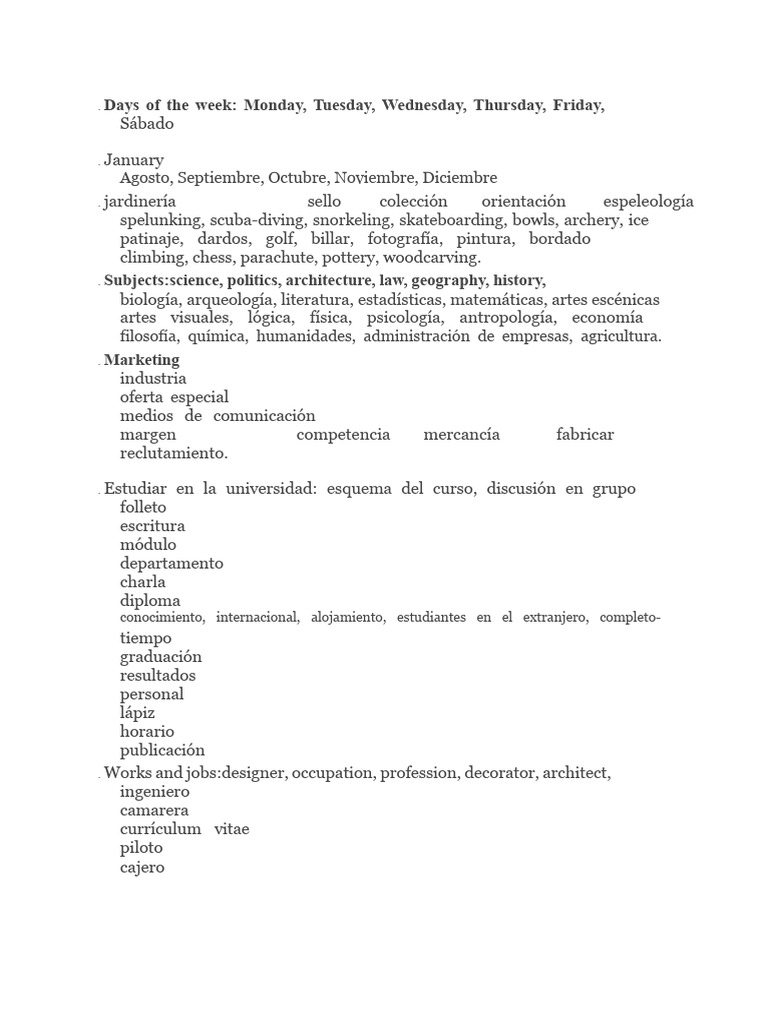 1200 Palabras Comúnmente Repetidas en El Examen de Escucha Del IELTS | PDF