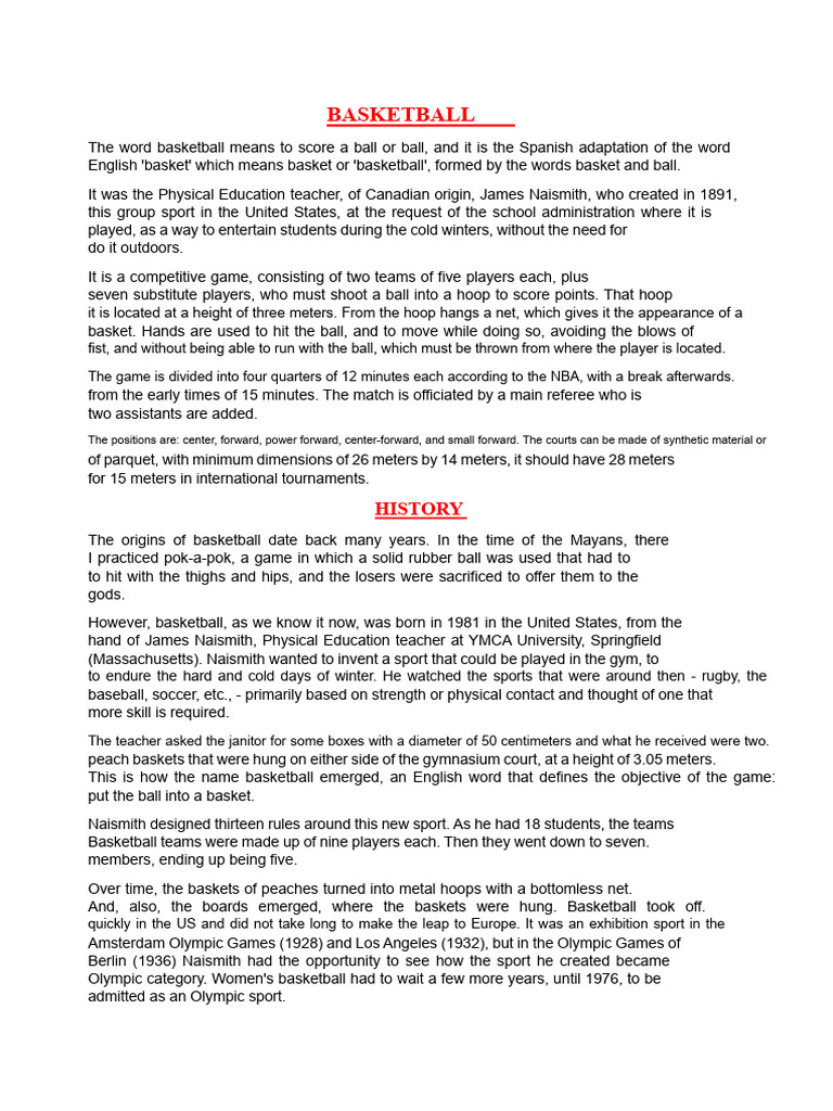 Basketball Concept | PDF | Games Of Physical Skill | Indoor Sports