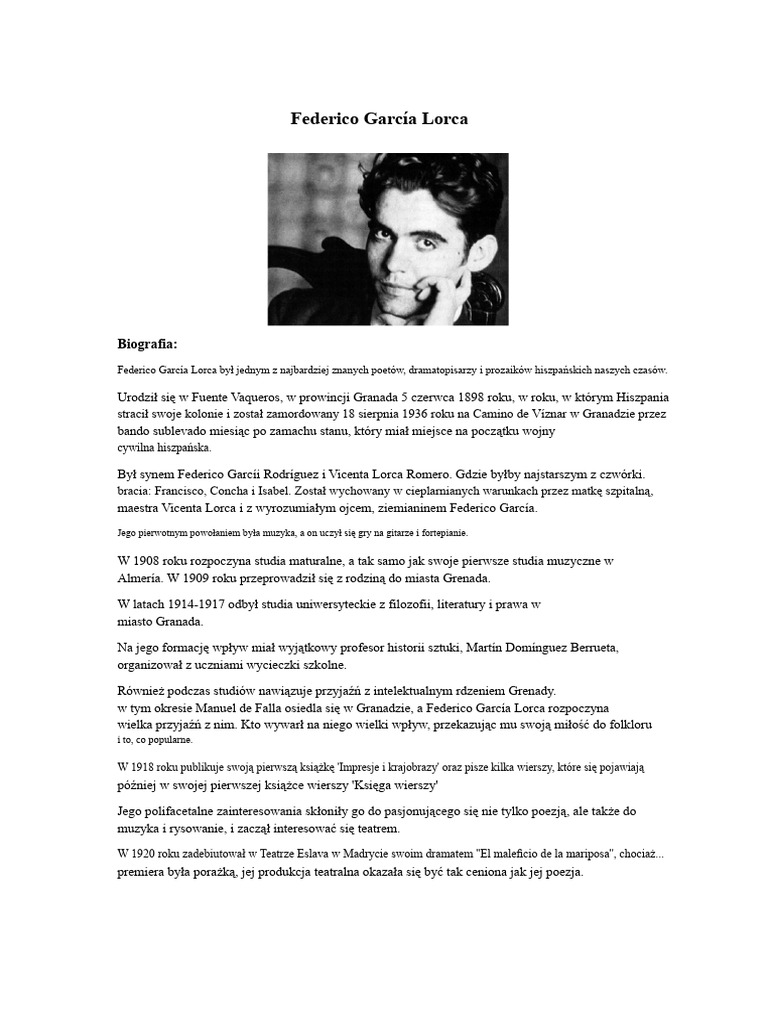 Federico García Lorca | PDF