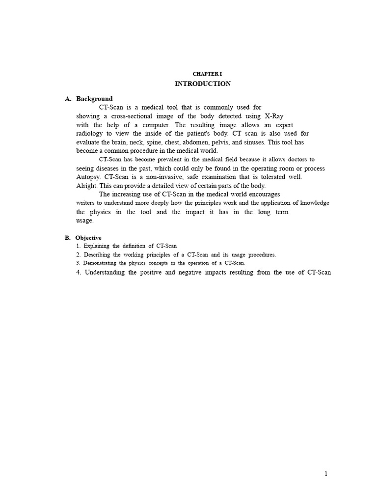 CT Scan As A Physics Application | PDF | Ct Scan | X Ray