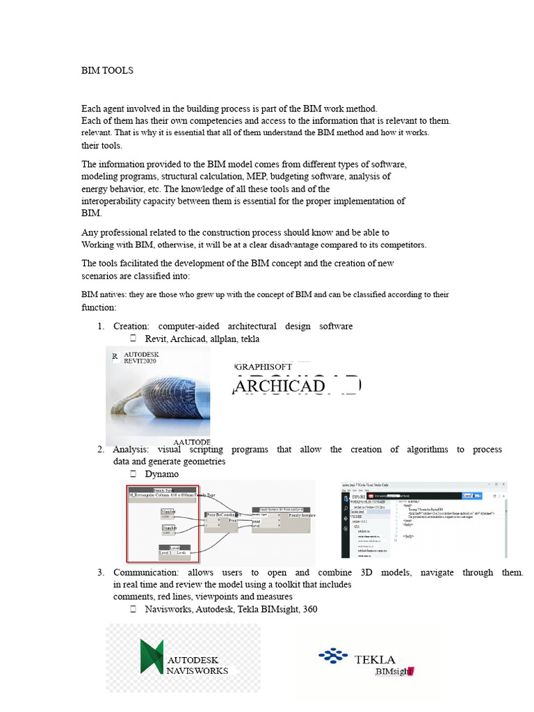Essential BIM Tools for Construction Professionals | PDF | Building ...