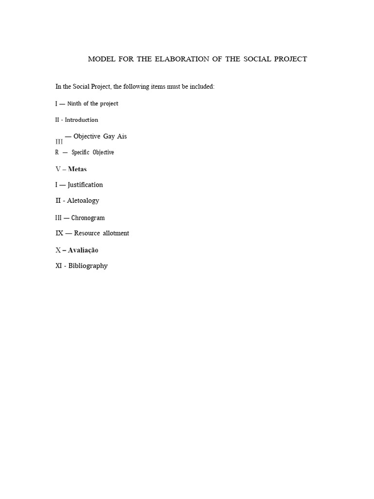 Social Project Development Model - Free PDF Download | PDF ...