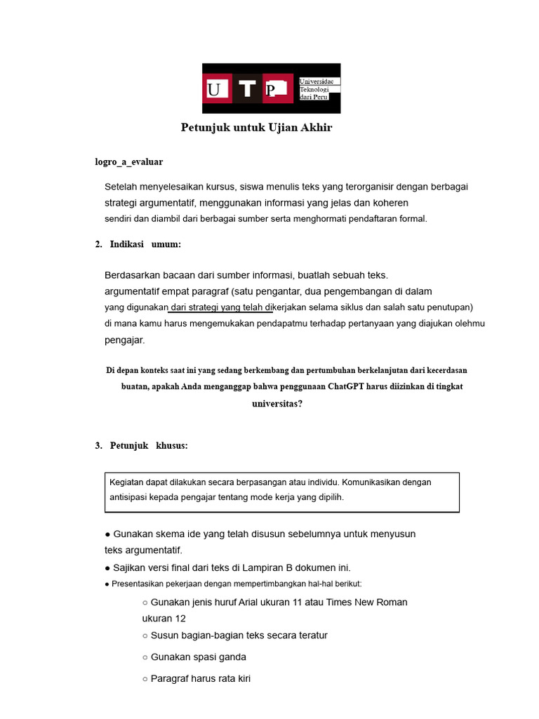 Ujian Akhir | PDF
