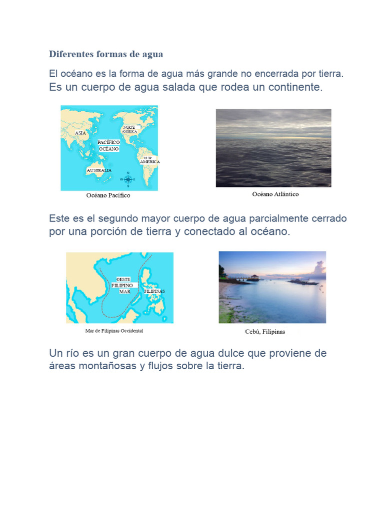 Diferentes Formas de Agua | PDF