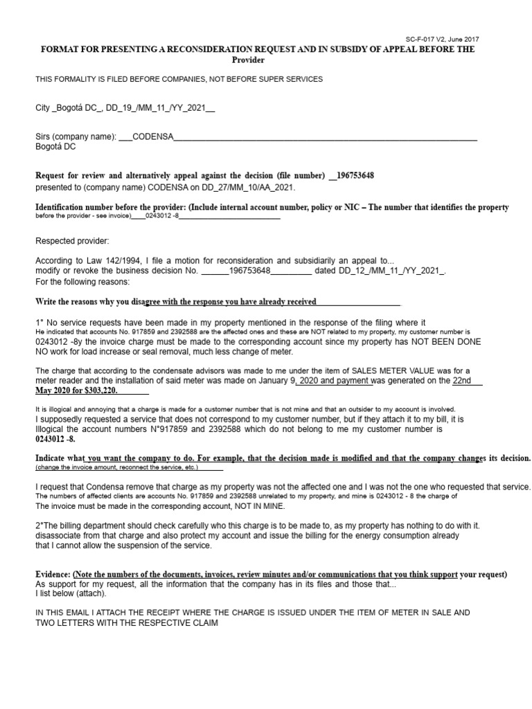 Recourse For Reposition in Appeal Subsidy | PDF | Receipt
