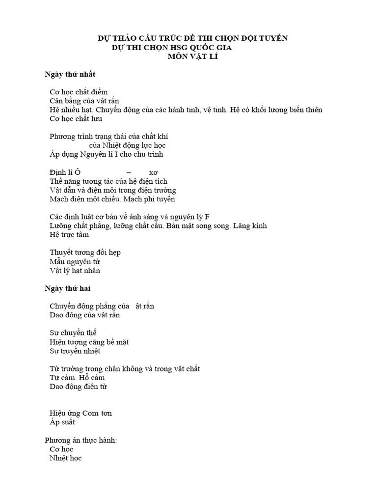 Cau Truc de Thi Chon DT | PDF