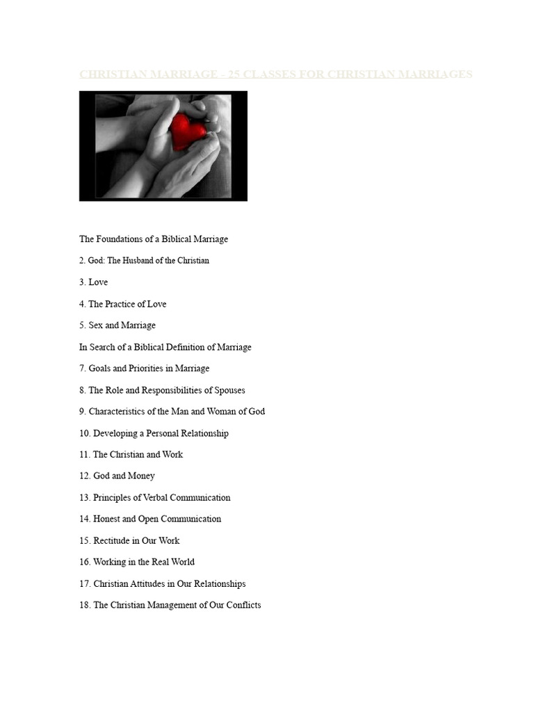 STARTING OUR COUPLES MINISTRY. Marriages. | PDF | Love | Marriage
