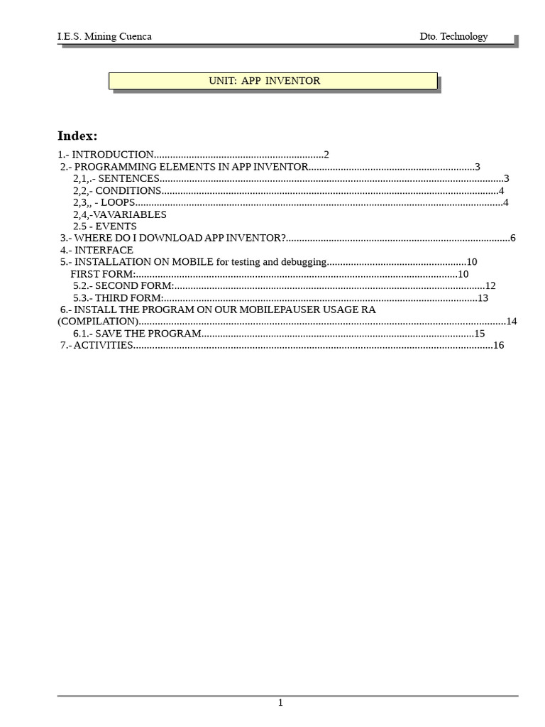 App Inventor Theme | PDF | Control Flow | Mobile App