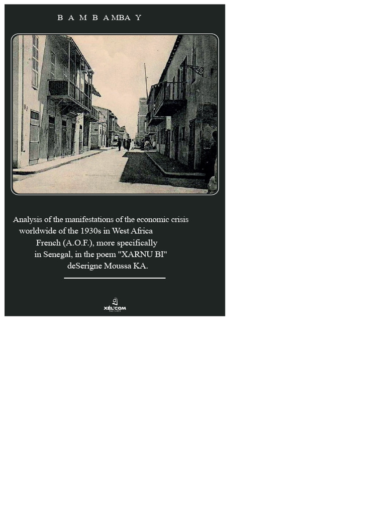 Economic Crisis in 1930s West Africa | PDF | Wall Street Crash Of 1929 ...
