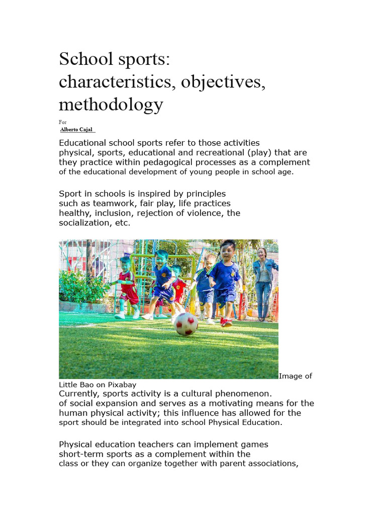 School Sports | PDF | Sports | Physical Education