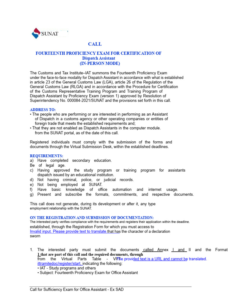Fourteenth Customs Clearance Examination | PDF | Customs | Identity ...