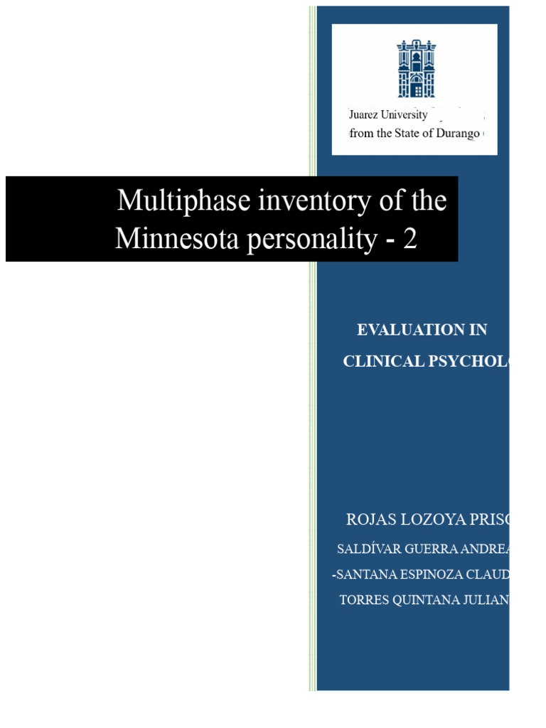 Mmpi 2 | PDF | Validity (Statistics) | Psychology