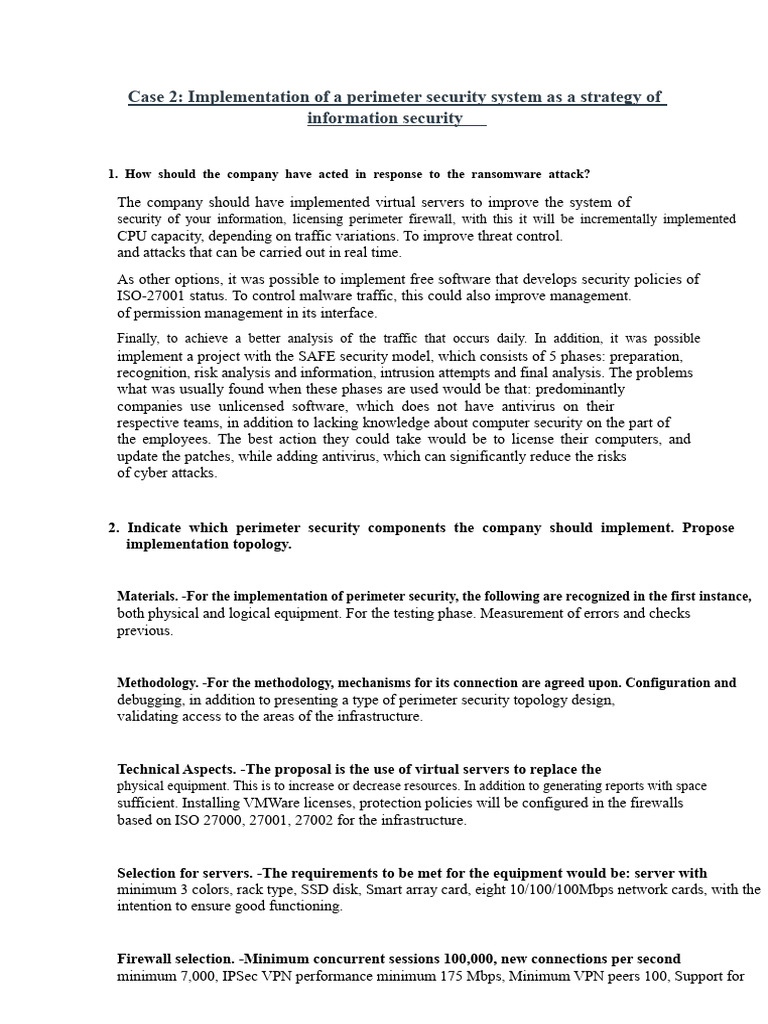 (AC-S09) Week 09 - Topic 01 Assignment - Case 2 Implementation of A ...