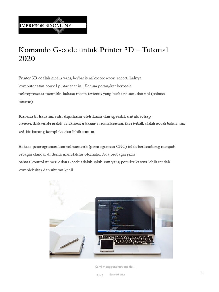 Komando G-code untuk Printer 3D | PDF