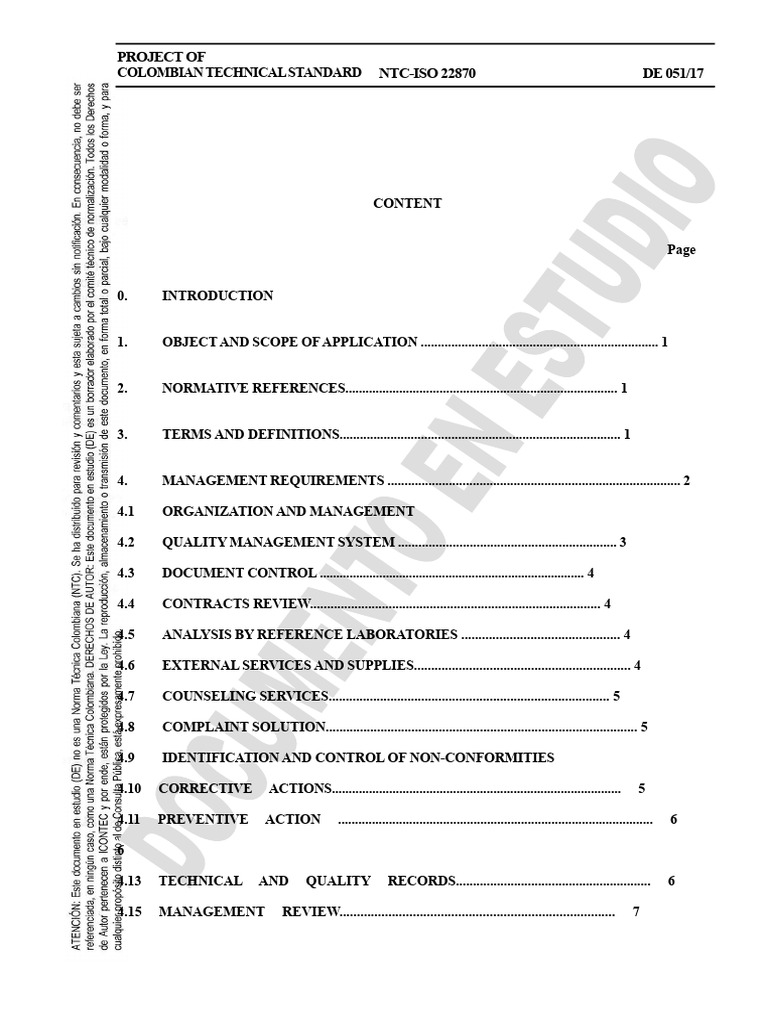 Ntc-Iso 22870 | PDF | Quality Management System | Evaluation Methods