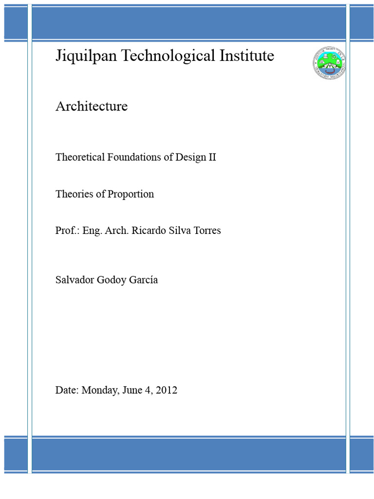 7 Theories of Proportion in Architecture | PDF | Column