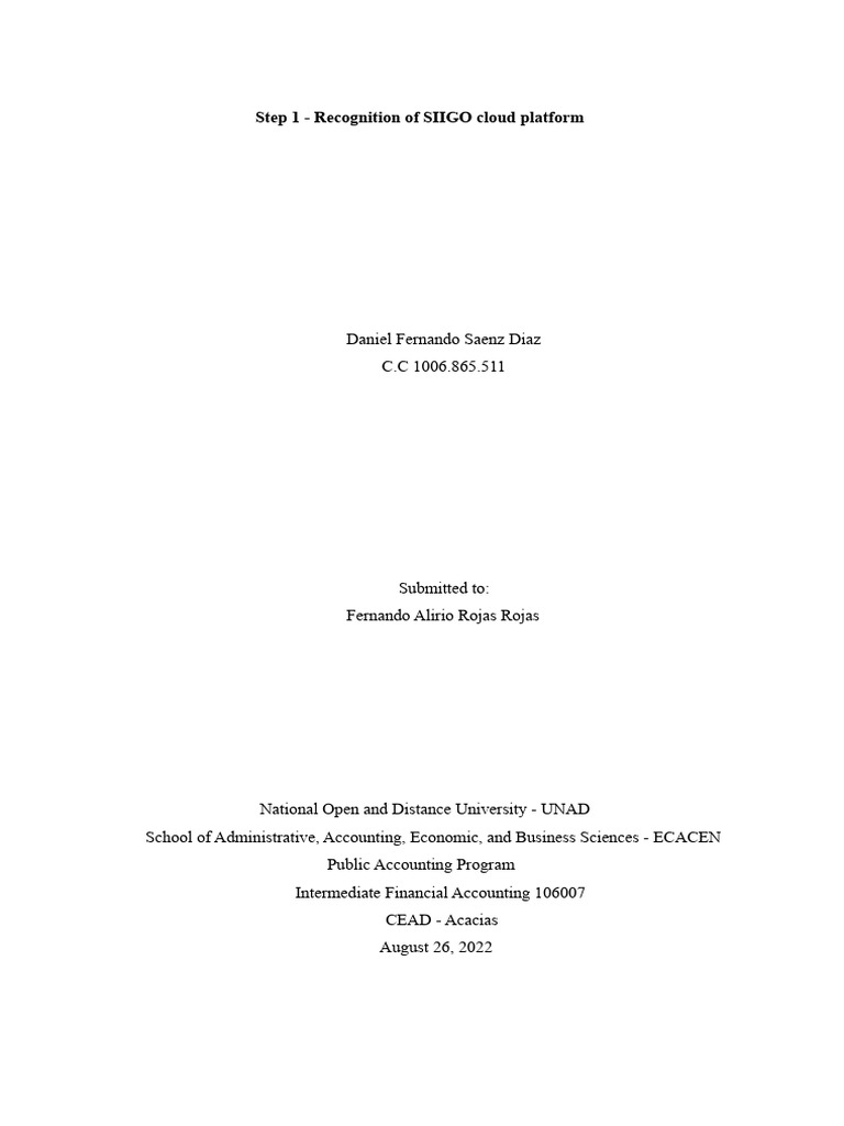 Recognition Siigo - Daniel Saenz | PDF | Business Economics | Business
