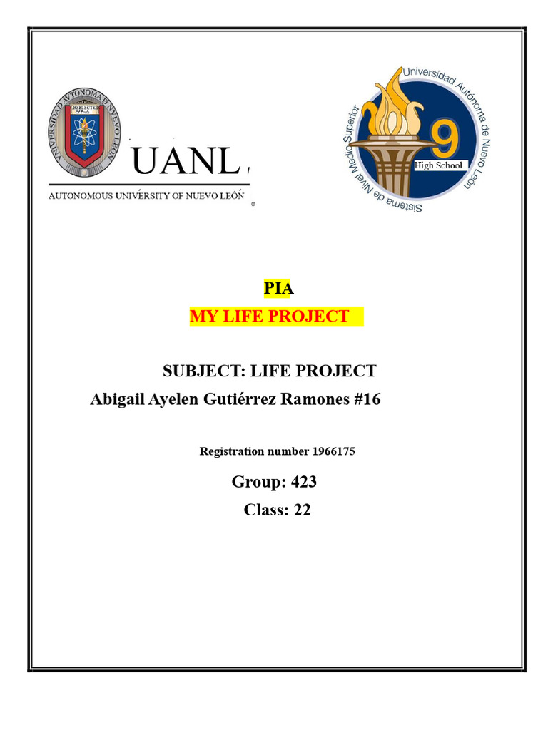 My Life Project: Goals in Psychology | PDF | Goal | Psychology