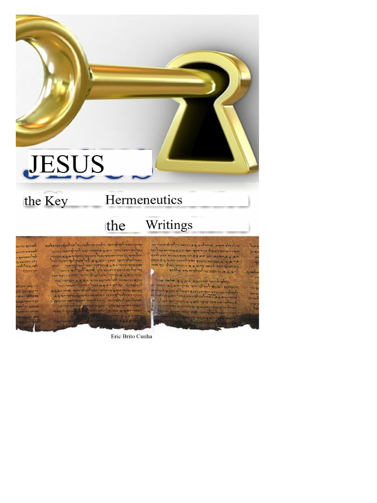 Jesus: The Hermeneutic Key | PDF | Bible | Biblical Inerrancy