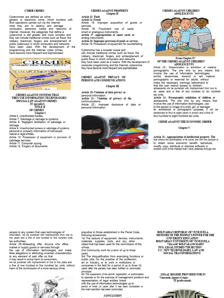 Triptych of Computer Crimes | PDF | Cybercrime | Fraud